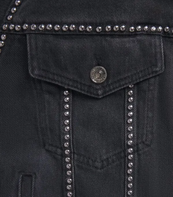 7 For All Mankind Studded Denim Jacket