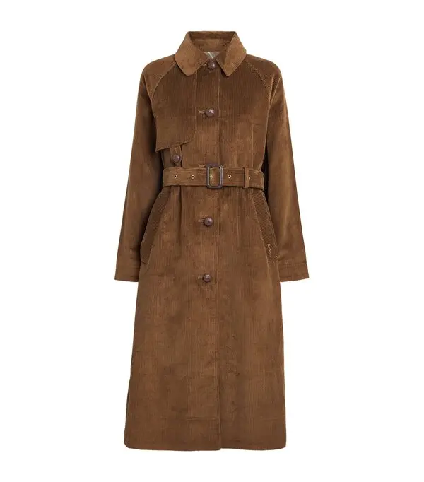 Barbour Corduroy Antonella Trench Coat