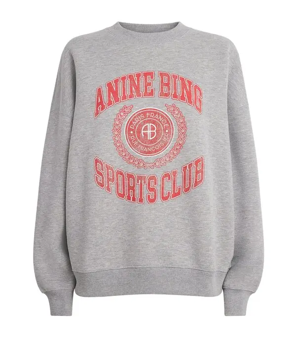 ANINE BING Oversized Miles Collegiate Sweatshirt
