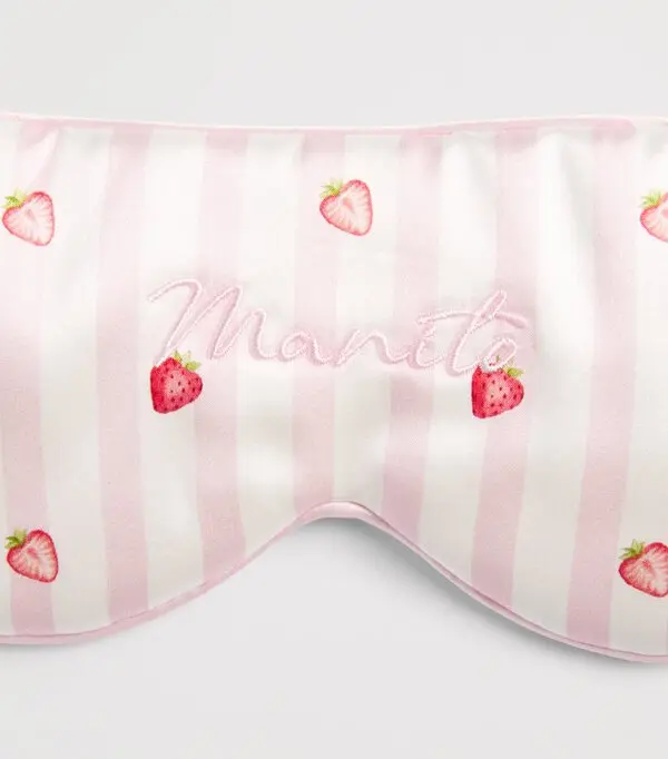 MANITO Mulberry Silk Summer Fruits Eye Mask