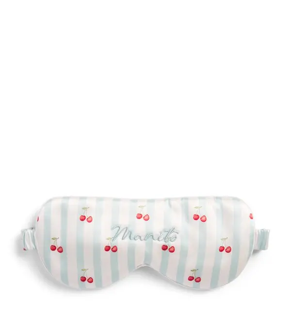 MANITO Mulberry Silk Summer Fruits Eye Mask