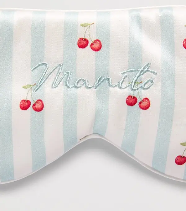 MANITO Mulberry Silk Summer Fruits Eye Mask