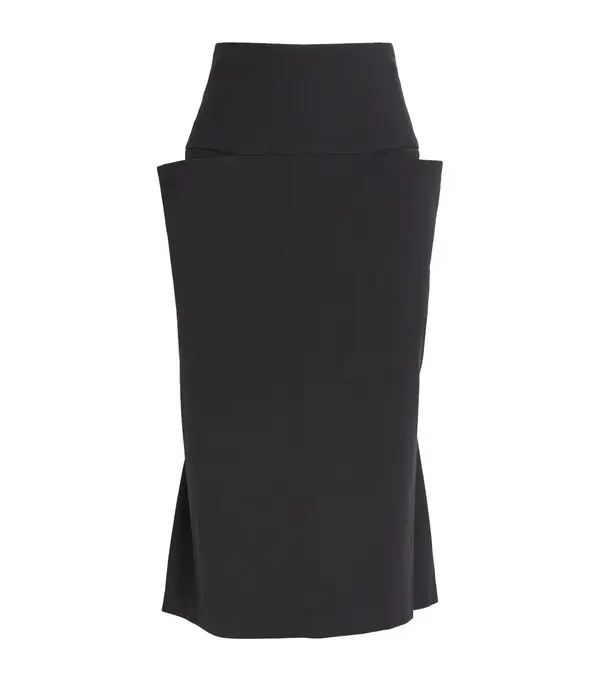 Source Unknown Faux-layer Paloma Midi Skirt