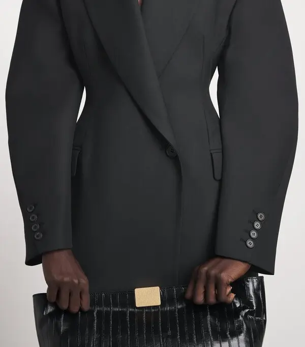 Source Unknown Hourglass Martha Blazer