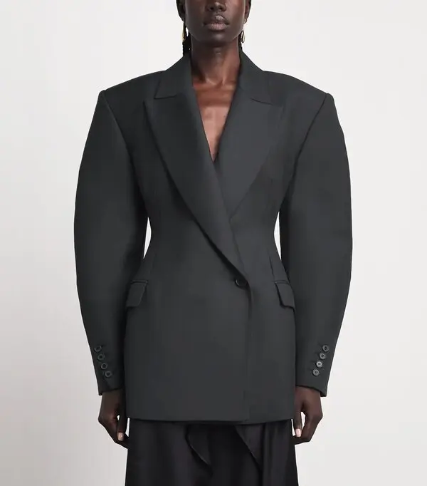 Source Unknown Hourglass Martha Blazer