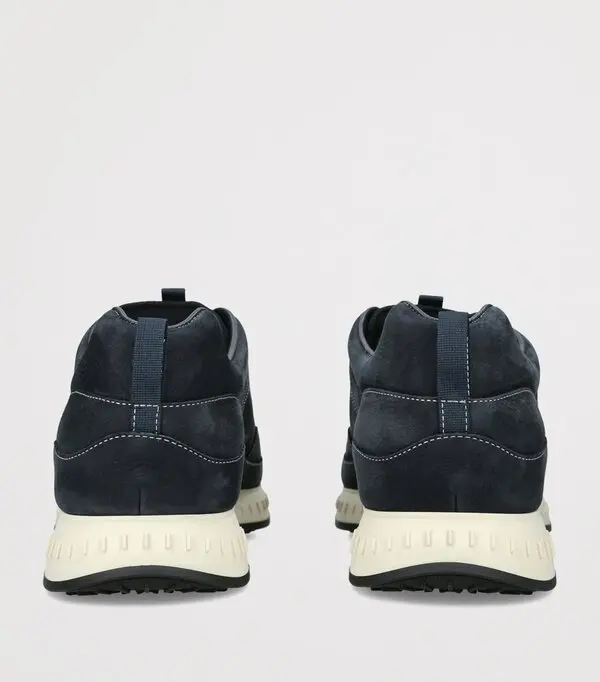 John Lobb Nubuck Leather Stream Elastic Sneakers
