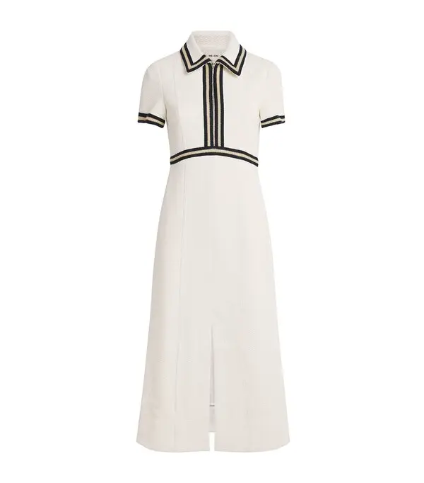 ME+EM Tailored Textured Midi Dress