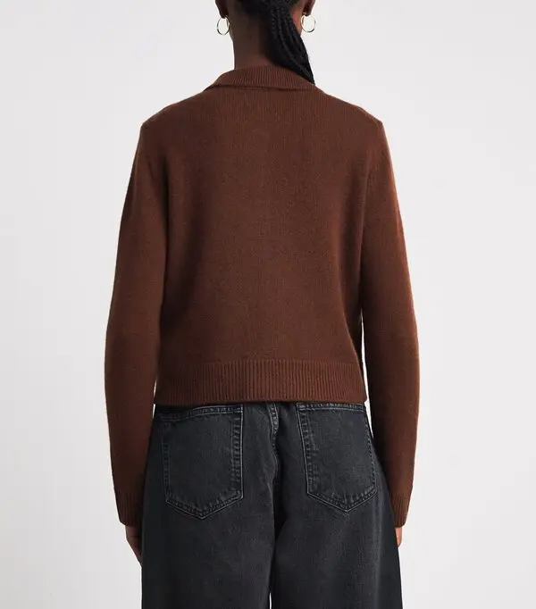 ME+EM Cashmere Straight Cardigan