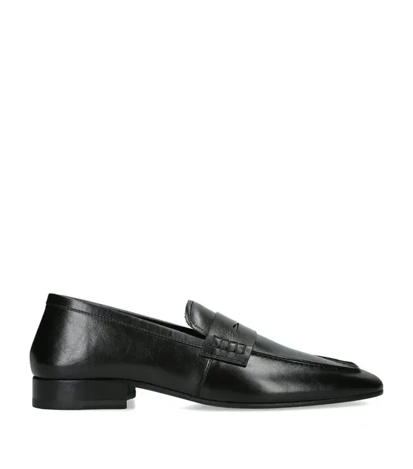 Dries Van Noten Leather Penny Loafers