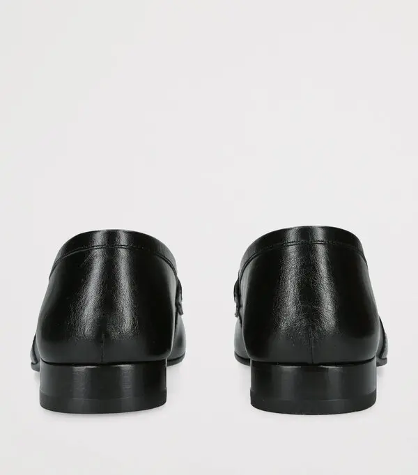 Dries Van Noten Leather Penny Loafers