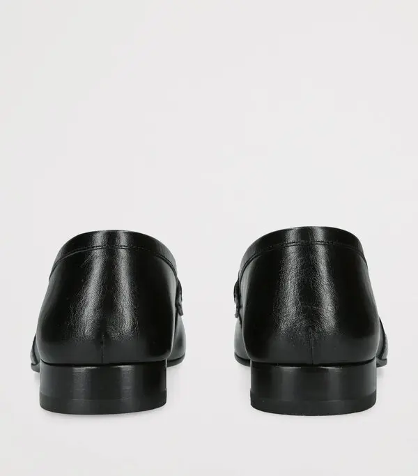 Dries Van Noten Leather Penny Loafers