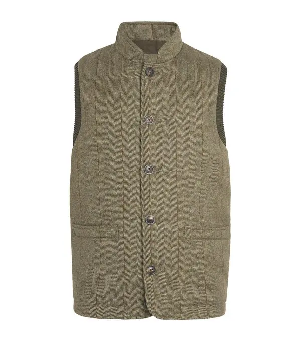 Purdey Tweed-front Clarges Gilet