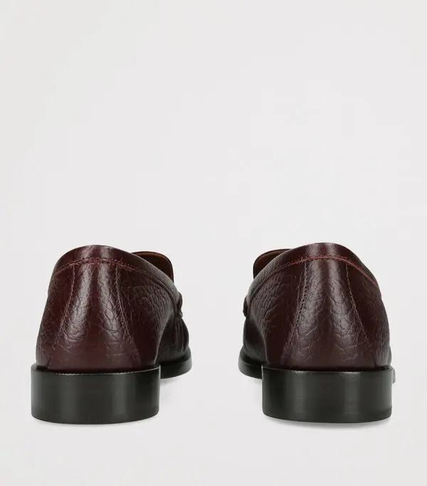 Dries Van Noten Leather Penny Loafers