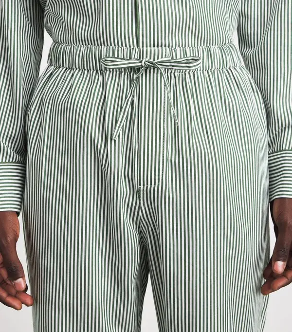 Harrods Cotton Stripe Pyjama Shirt