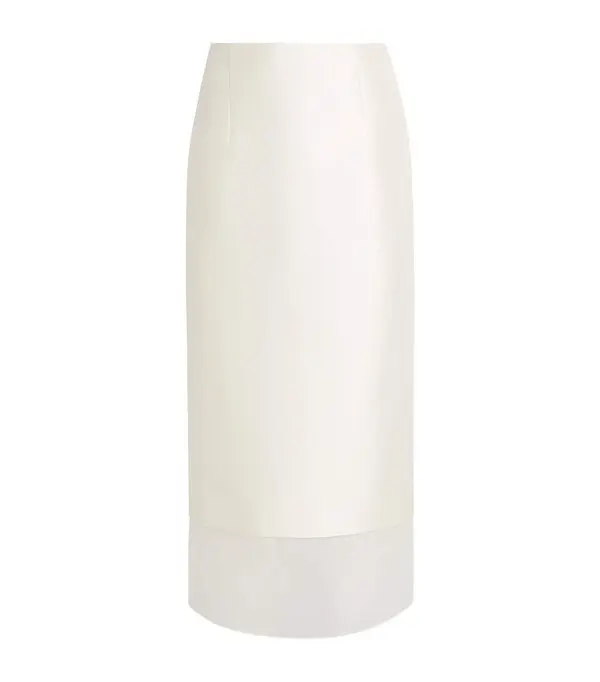 VORANIDA Silk-lined Midi Skirt