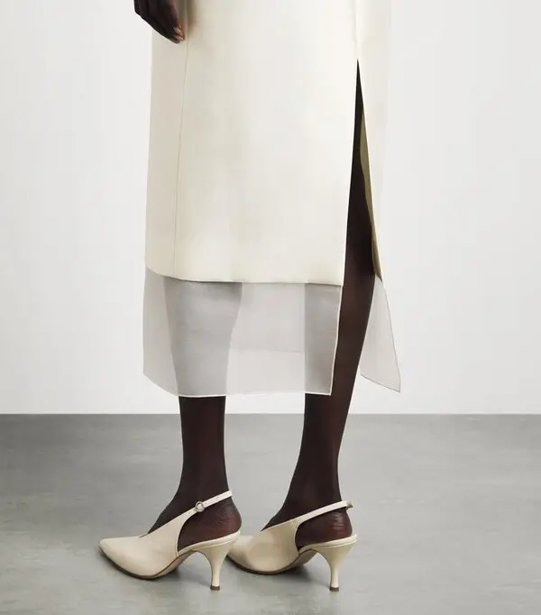 VORANIDA Silk-lined Midi Skirt