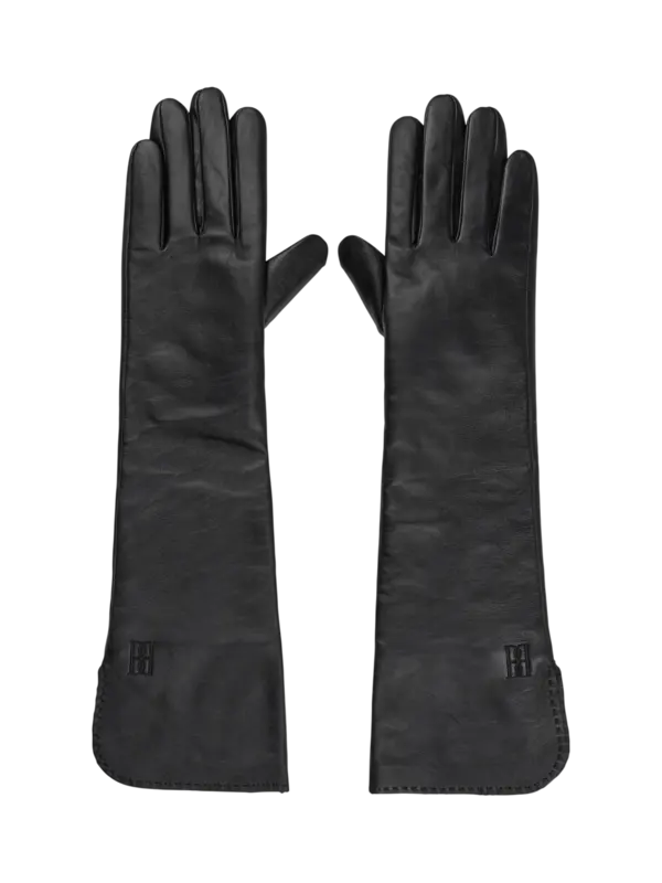 BY MALENE BIRGER Gemilo Leather Gloves - Black
