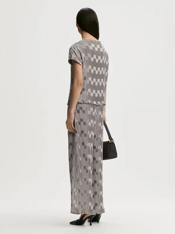 BY MALENE BIRGER Lianna Pleated Satin Top