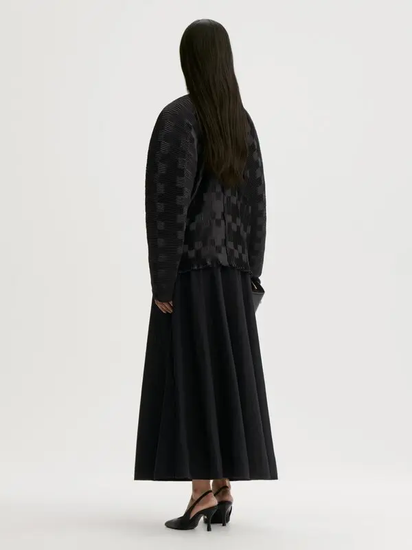 BY MALENE BIRGER Franca Pleated Satin Blouse