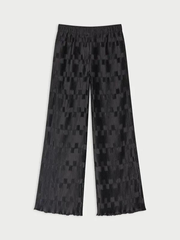 BY MALENE BIRGER Letita Pleated Satin Trousers