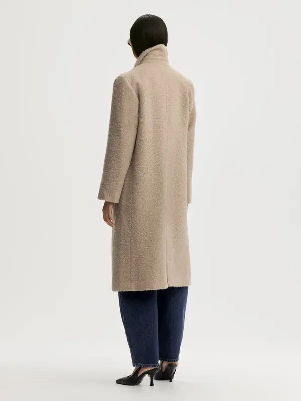 BY MALENE BIRGER Madera Midi Coat - Old Beige