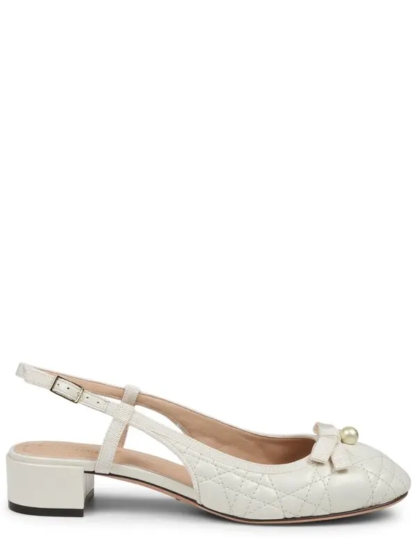 Dior Ballet-inspired Leather Décolletés - White