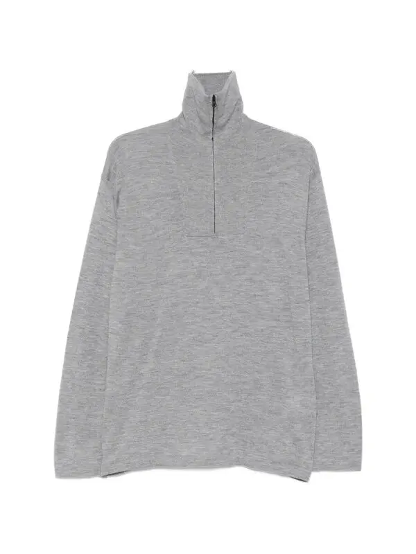 LISA YANG Roll-neck Ribbed Cashmere Sweater