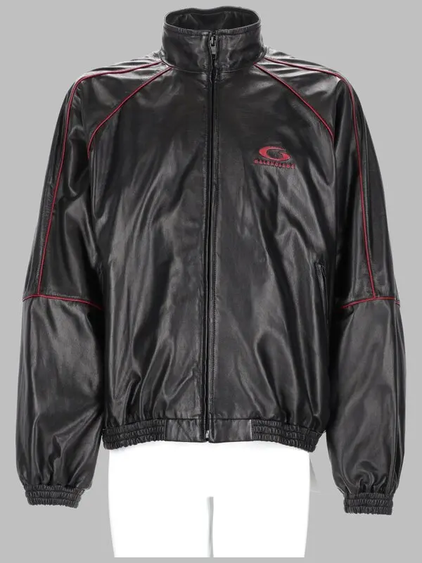 Balenciaga Leather Tracksuit Jacket