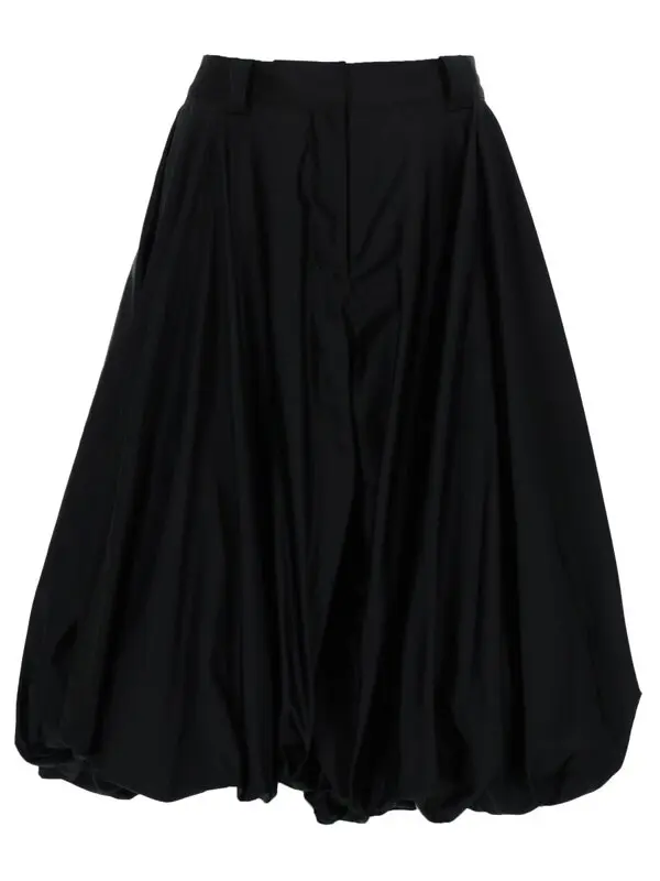 Balenciaga Baloon-style Silk-blend Mini Shorts - Black