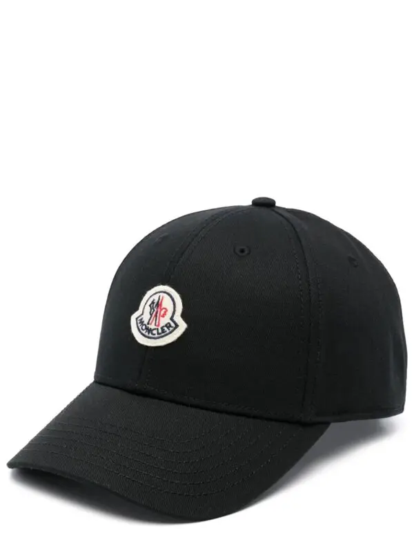 Moncler Logo Baseball Cap - Black