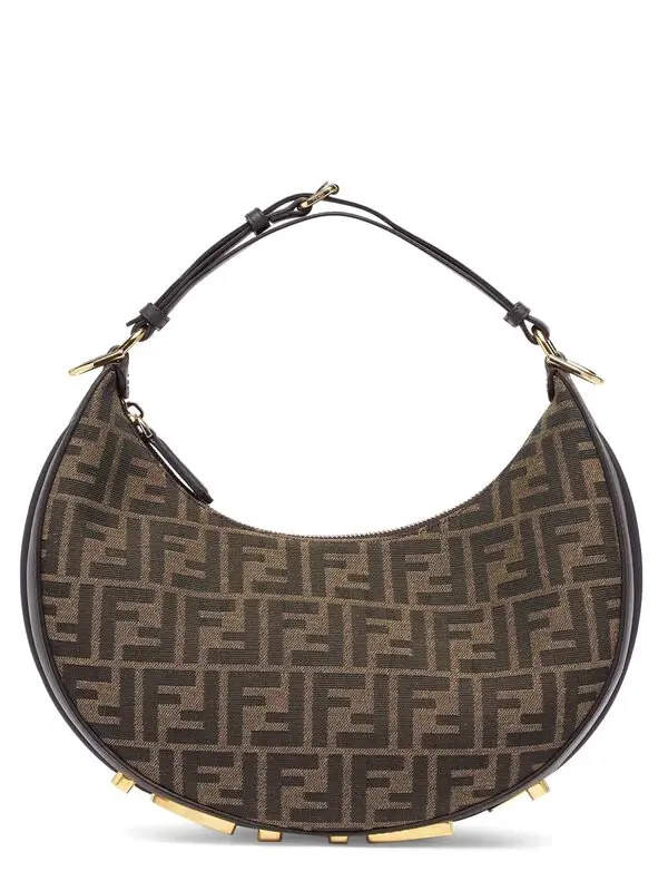 Fendi Fendigraphy Mini Small Leather-style Bag 24.5 Cm X 29 Cm X 10 Cm