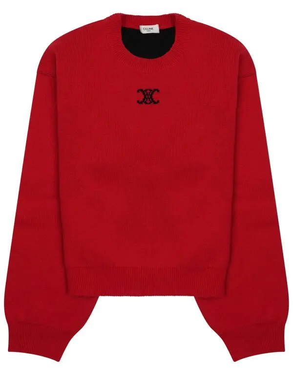 Celine Logo Cashmere Sweater