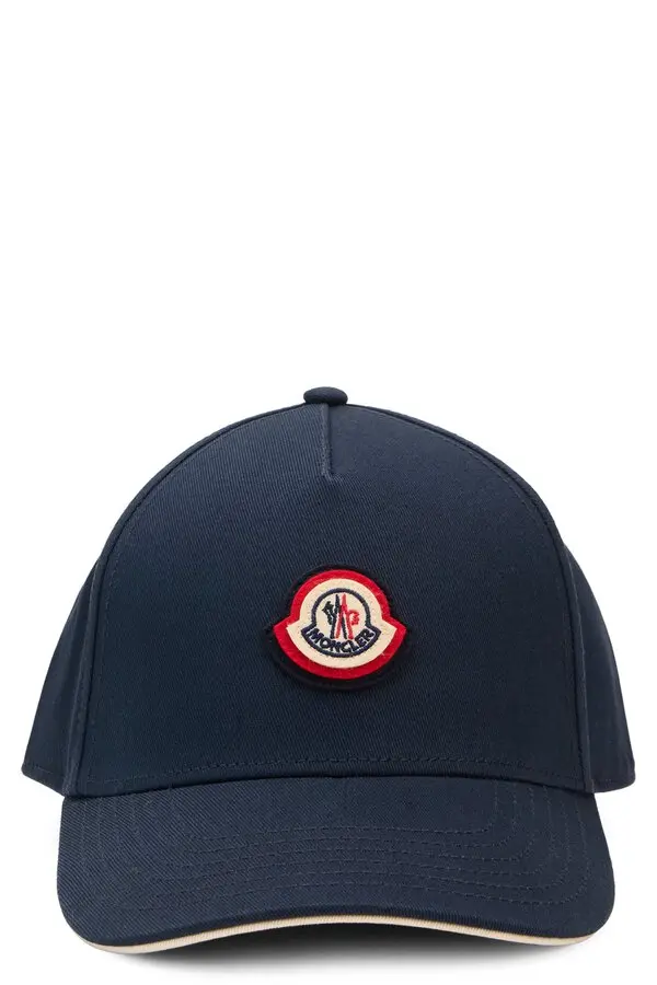 Moncler Embroidered Logo Baseball Cap - Blue