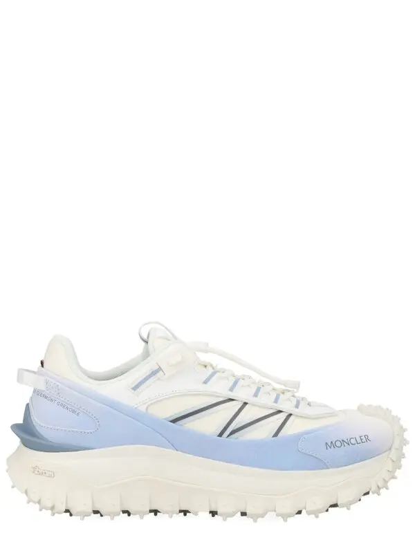 Moncler Trailgrip Leather Sneaker - White