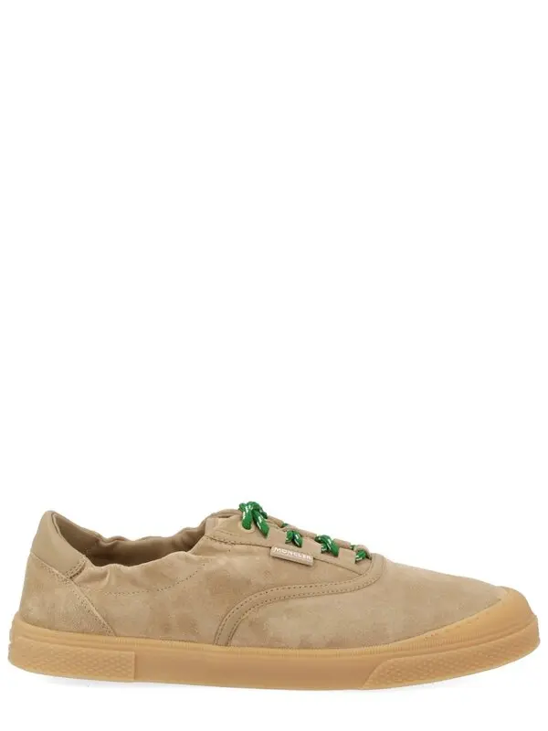 Moncler True Leisure Leather Sneaker, Made In Italy