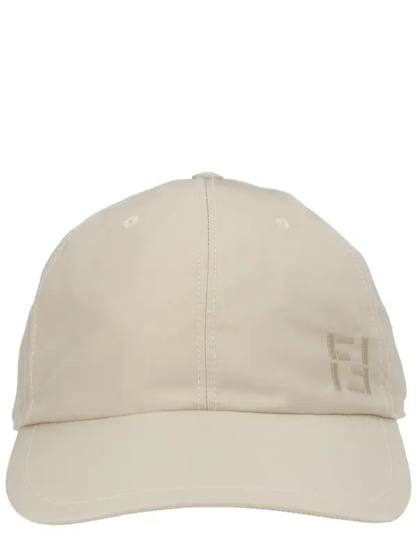 Fendi Logo Baseball Hat - Ivory