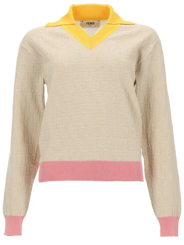 Fendi Cotton & Silk Sweater