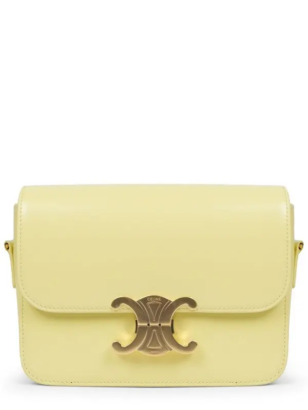 Celine Teen Triomphe Mini Leather Crossbody Handbag
