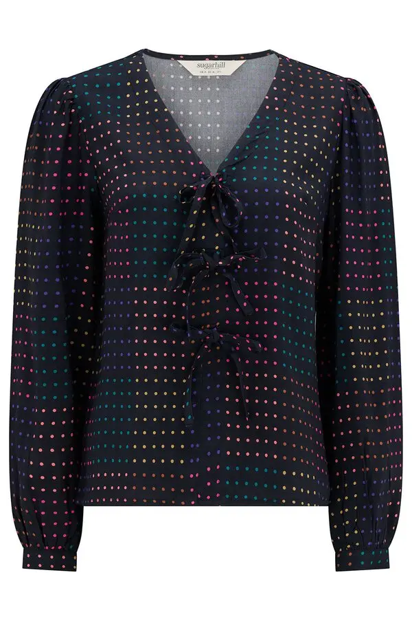 SUGARHILL BRIGHTON Fabiah Bow Blouse