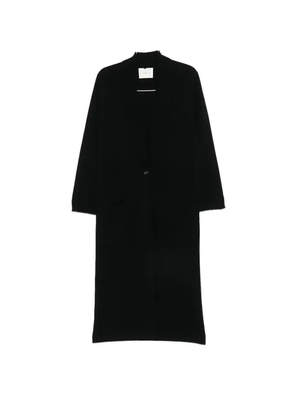 LISA YANG Cashmere Cardigan Jacket With Button Closure And Front Pockets - Nero