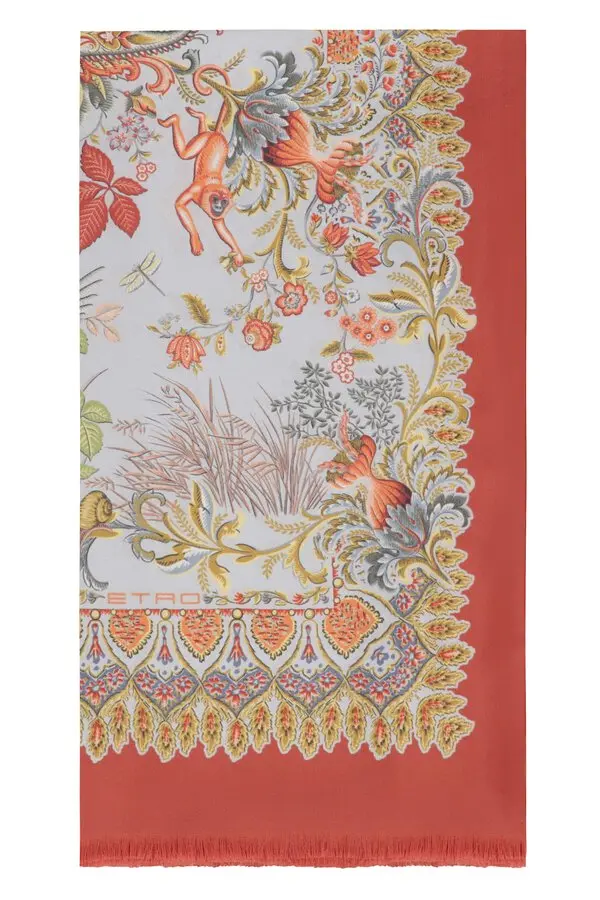 Etro Silk Twill Scarf - Multicolor