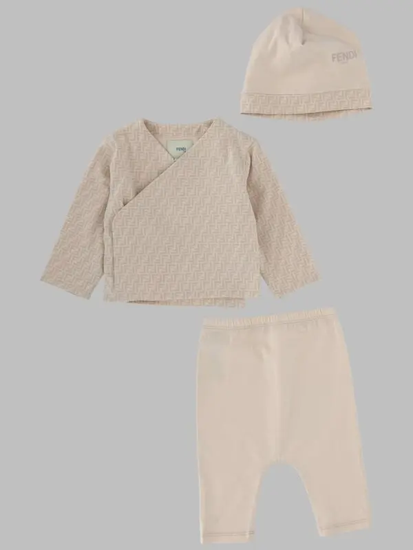 Fendi Baby 3-piece Cotton Blend Set