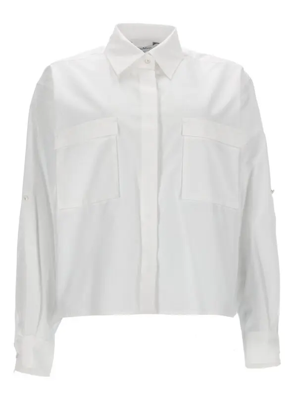 Max Mara Tenuous Cotton Shirt - White