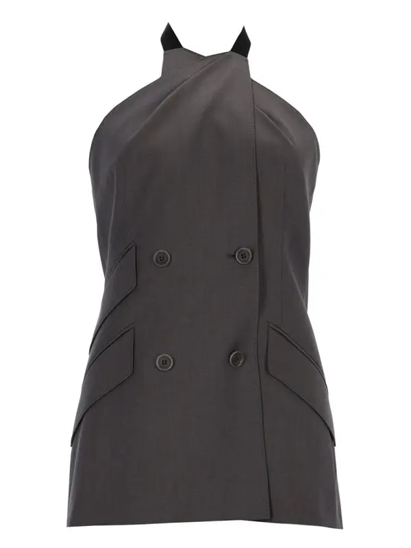 Max Mara Sleeveless Wool Top