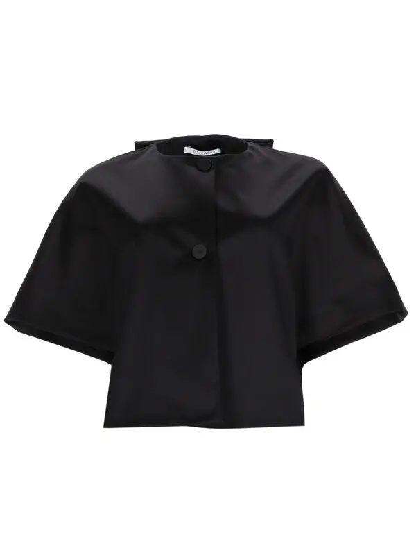 Max Mara Omélia Satin Polyester Wrap Coat