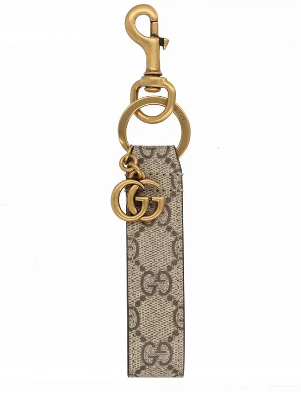 Gucci Ophidia Mini Brass Keychain Key Holder