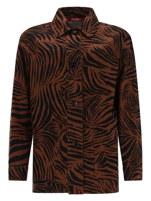 Max Mara Panino Cotton-linen Shirt