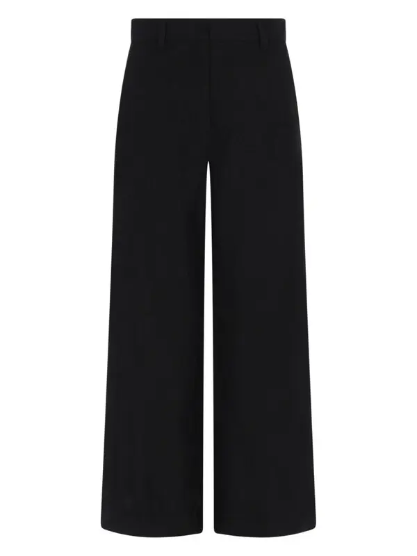 Max Mara Straight-leg Linen-blend Pants
