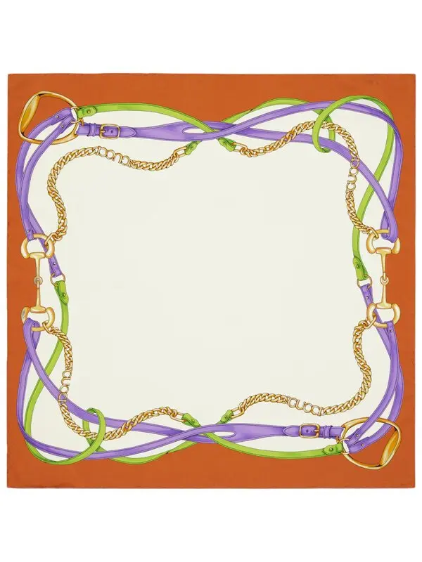 Gucci Printed Silk Foulard Yoke - Multicolour