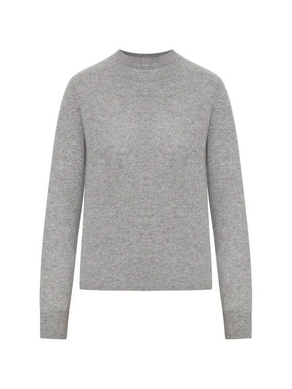 Max Mara Wool And Cashmere Crewneck Sweater - Grigio